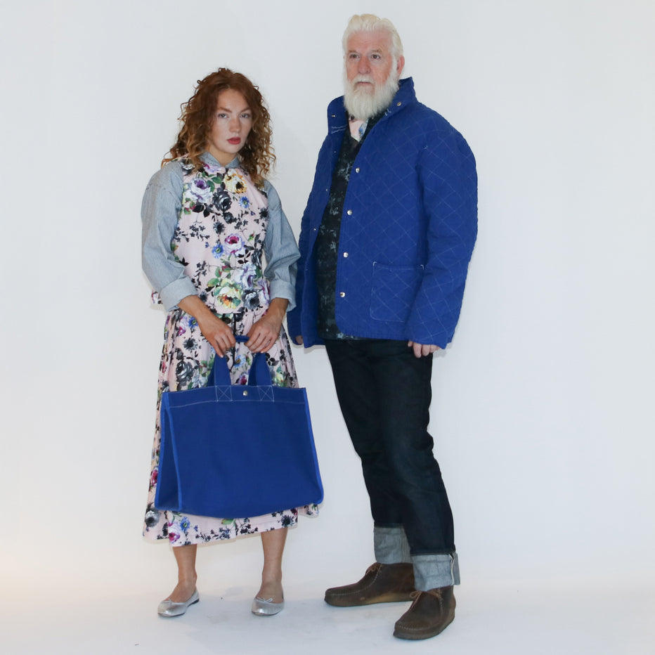 Quilted Snap Jacket – Utility Canvas