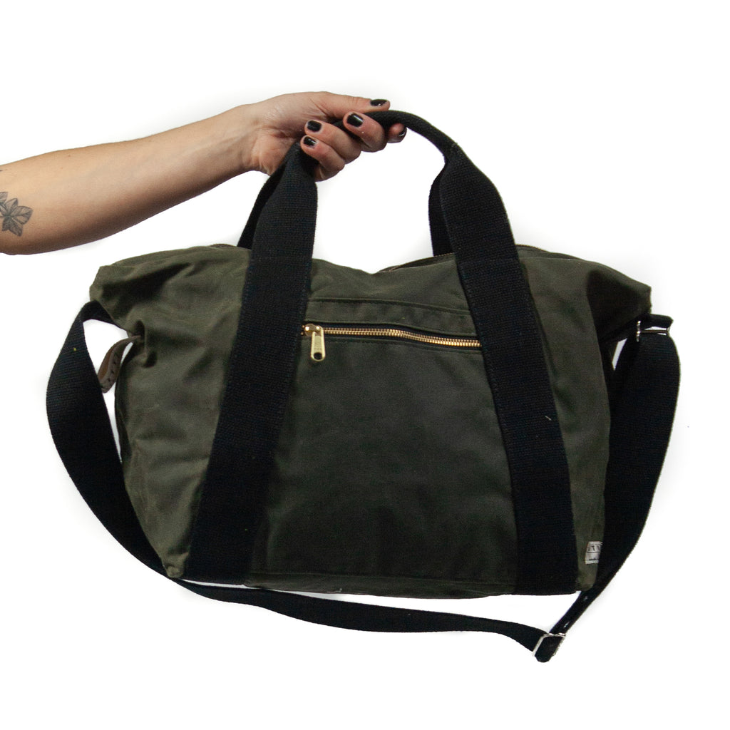 Waxed Overnighter – Utility Canvas