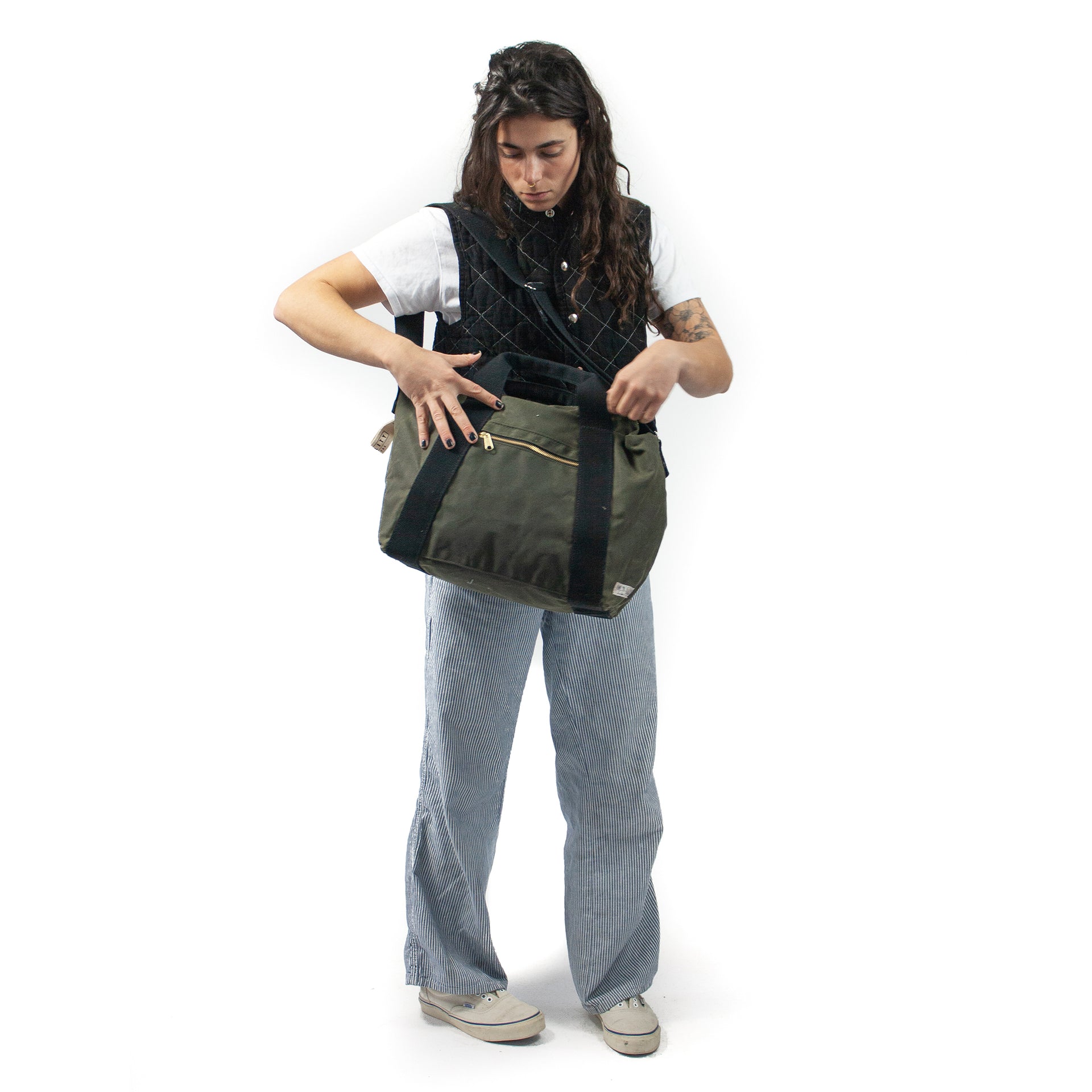 Waxed Overnighter – Utility Canvas