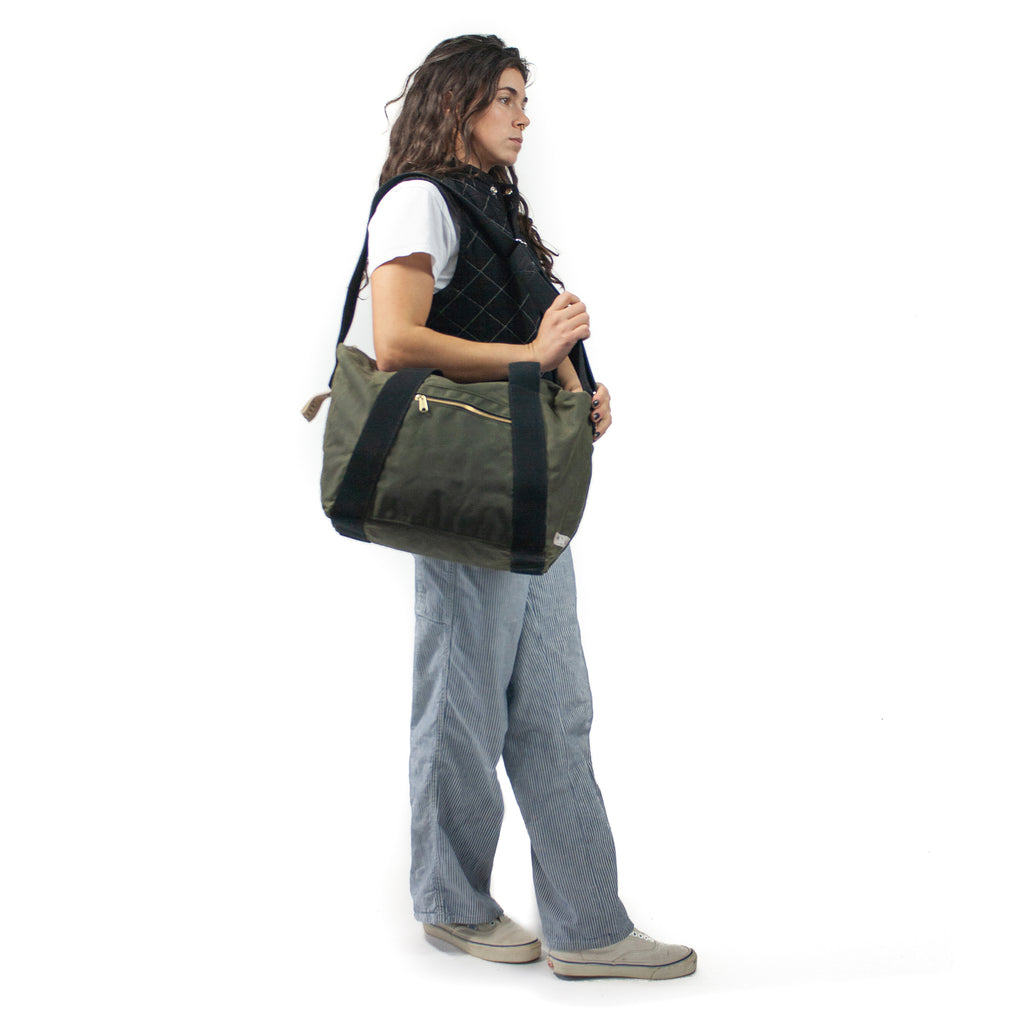 Waxed Overnighter – Utility Canvas